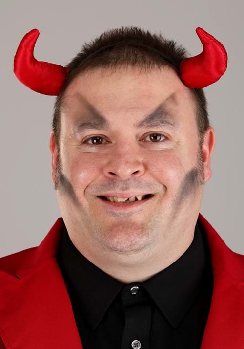 Plus Size Red Suit Devil Mens Costume Scary Costumes