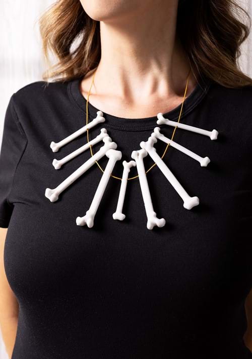 Set of 18 Mini Plastic Halloween Bones Decoration