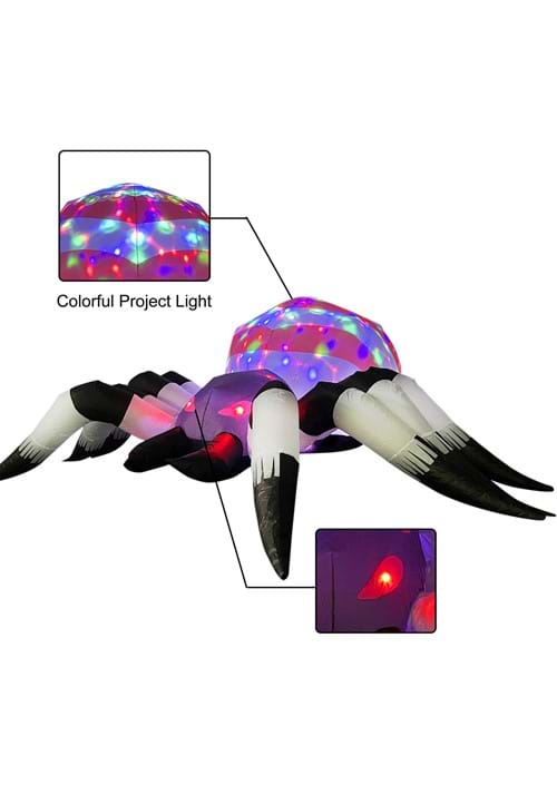 4FT Projection Kaleidoscope Spider Inflatable Prop Decoration ...