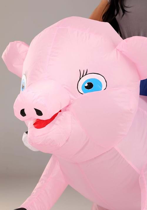 Inflatable Ride on Pig Adult Costume
