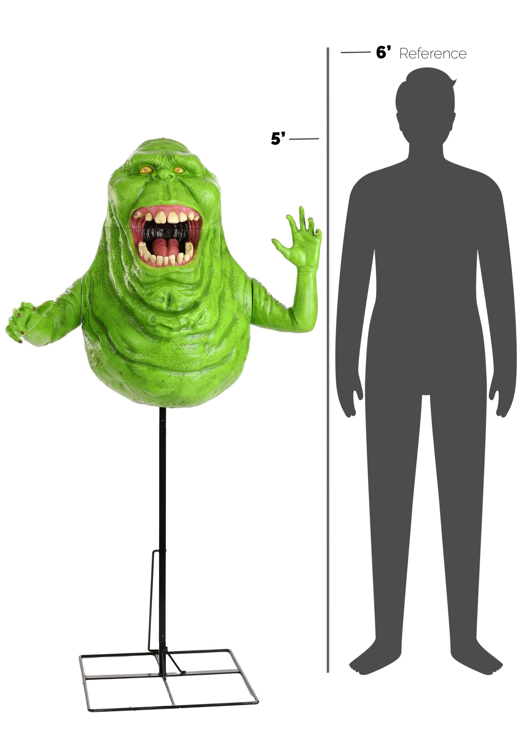 5FT Animated Ghostbusters Slimer Halloween Prop | Ghostbusters Decorations