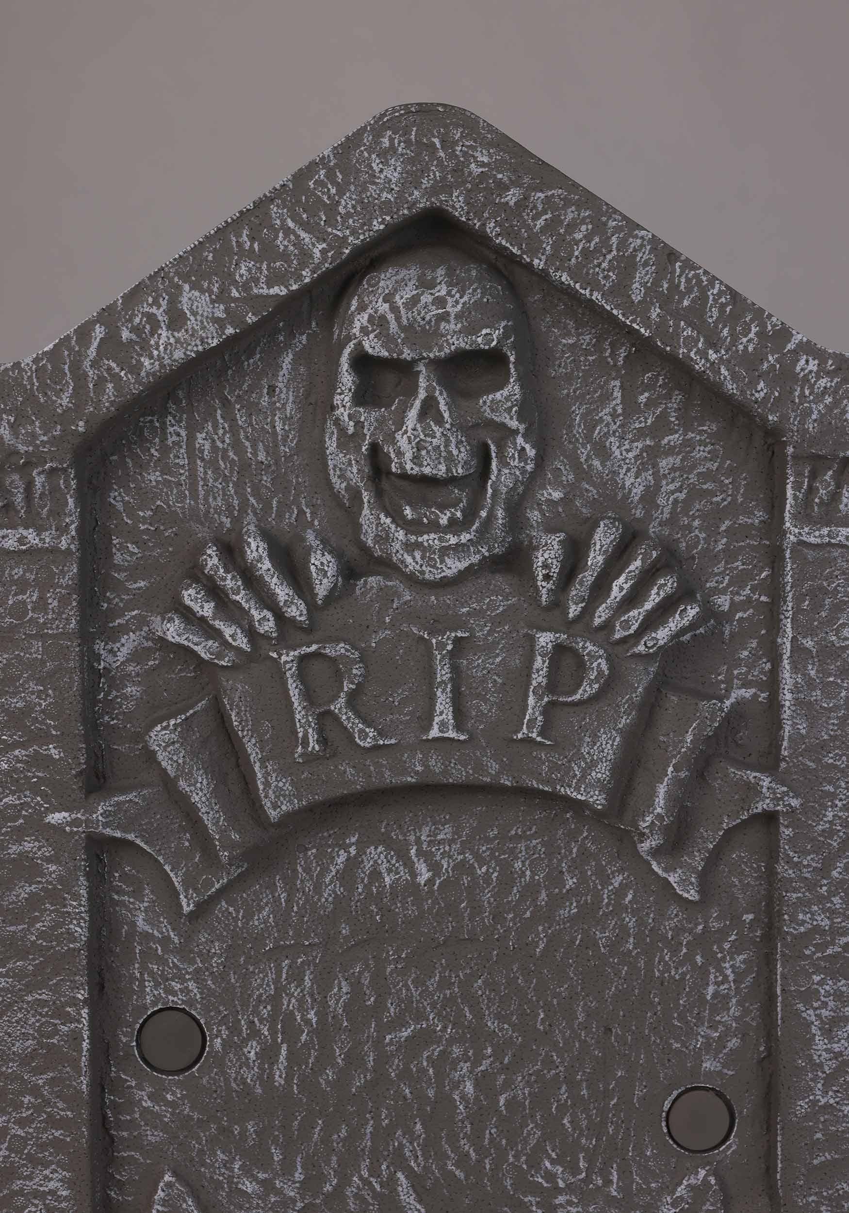 2.1FT Animated Jump Scare Skull and Tombstone Decoration - Tekky ...