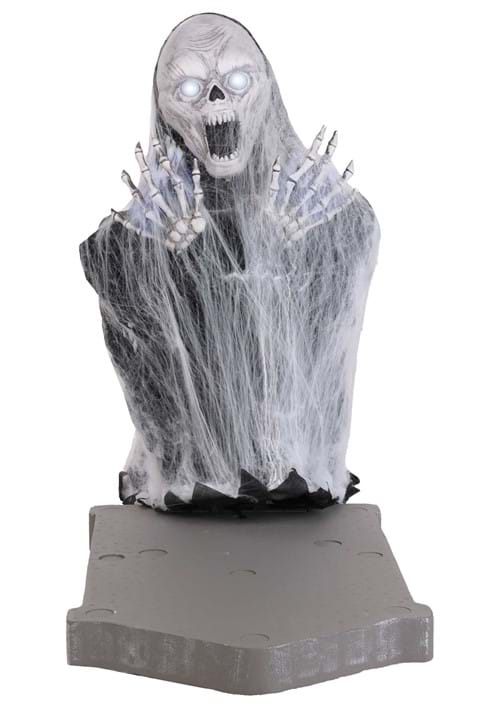 2.1FT Animated Jump Scare Skull and Tombstone Decoration - Tekky ...