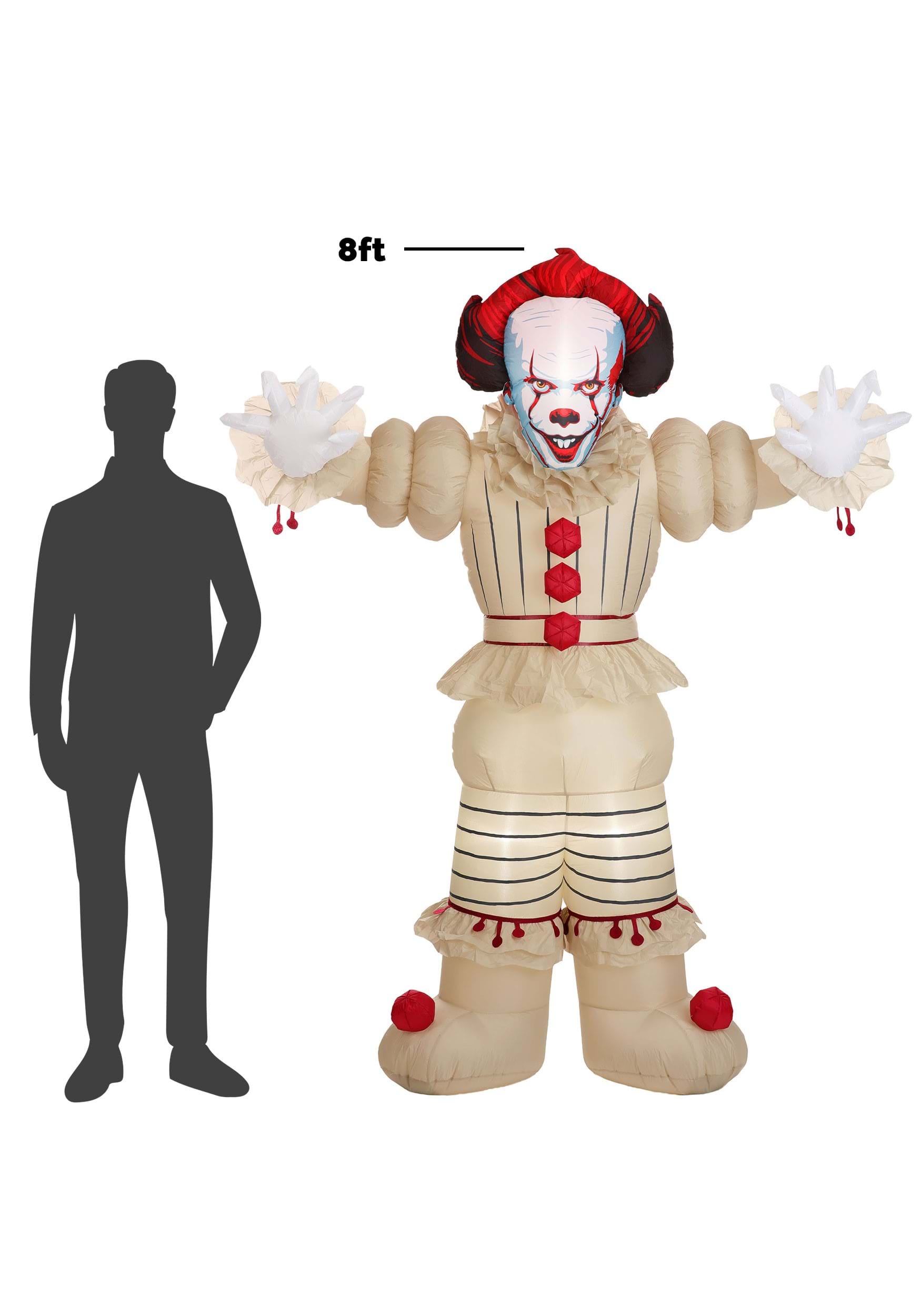 8FT Inflatable Pennywise Large Decoration | Inflatables