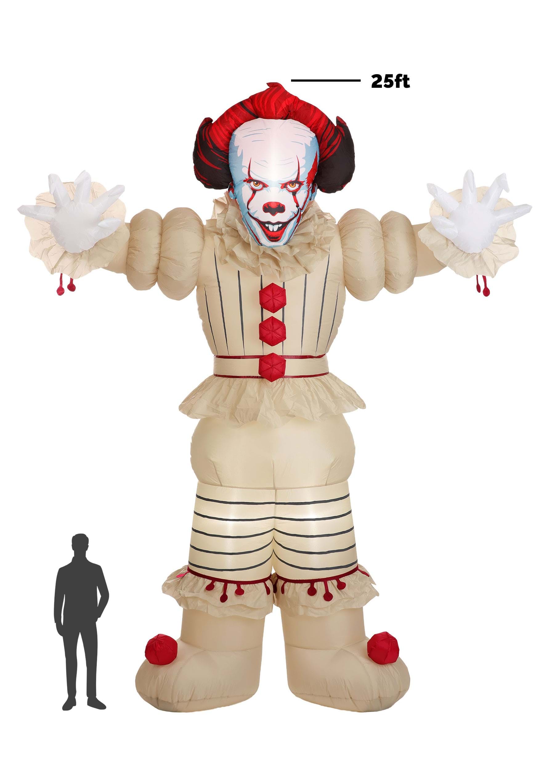 25FT Colossal Pennywise Inflatable Decoration | Inflatables